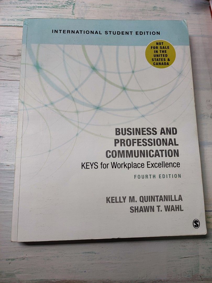 Business And Professional Communication (Fourth Edition) by Kelly M ...