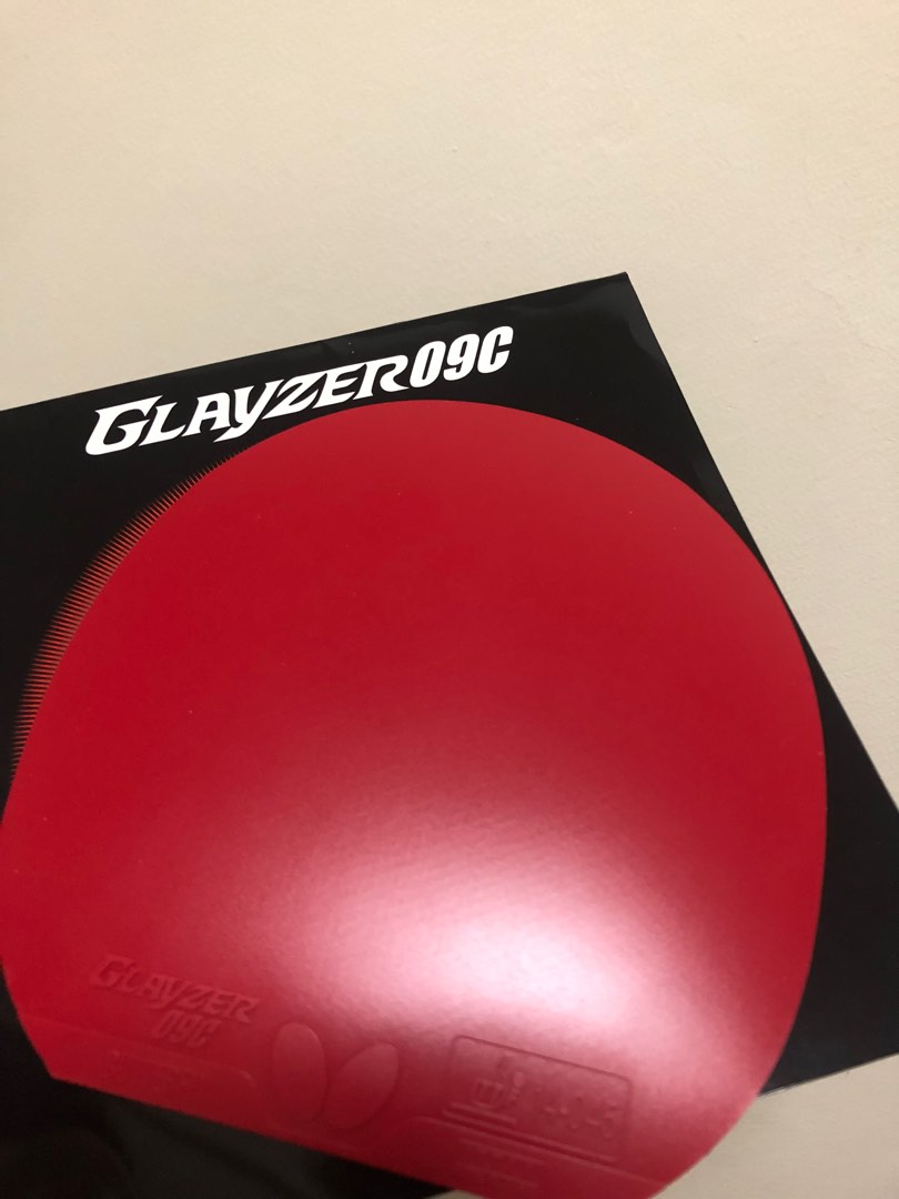Butterfly Glayzer 09C Table Tennis Rubber - Like New, Sports Equipment ...