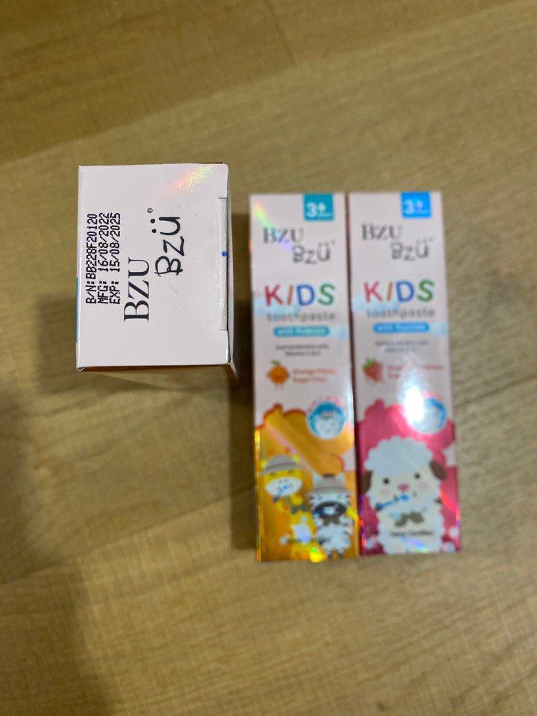 Bzu Bzu toothpaste 50g, Babies & Kids, Bathing & Changing, Baby ...