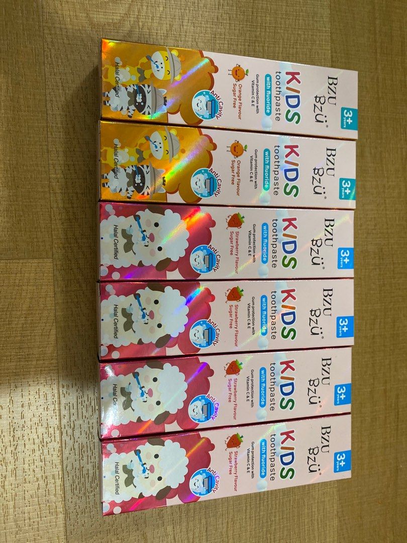 Bzu Bzu toothpaste 50g, Babies & Kids, Bathing & Changing, Baby ...