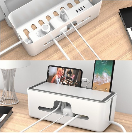 Cable Management Desktop Cable Organiser For Socket Extension ...
