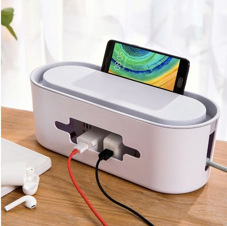 Cable Management Desktop Cable Organiser For Socket Extension ...