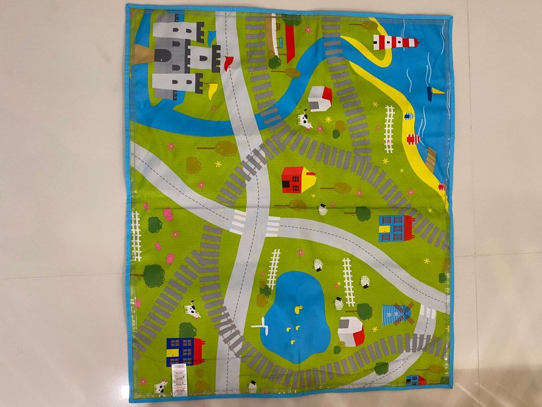 Car Town Farm map playmat, Hobbies & Toys, Toys & Games on Carousell