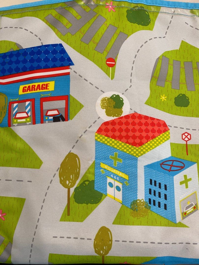 Car Town Farm map playmat, Hobbies & Toys, Toys & Games on Carousell