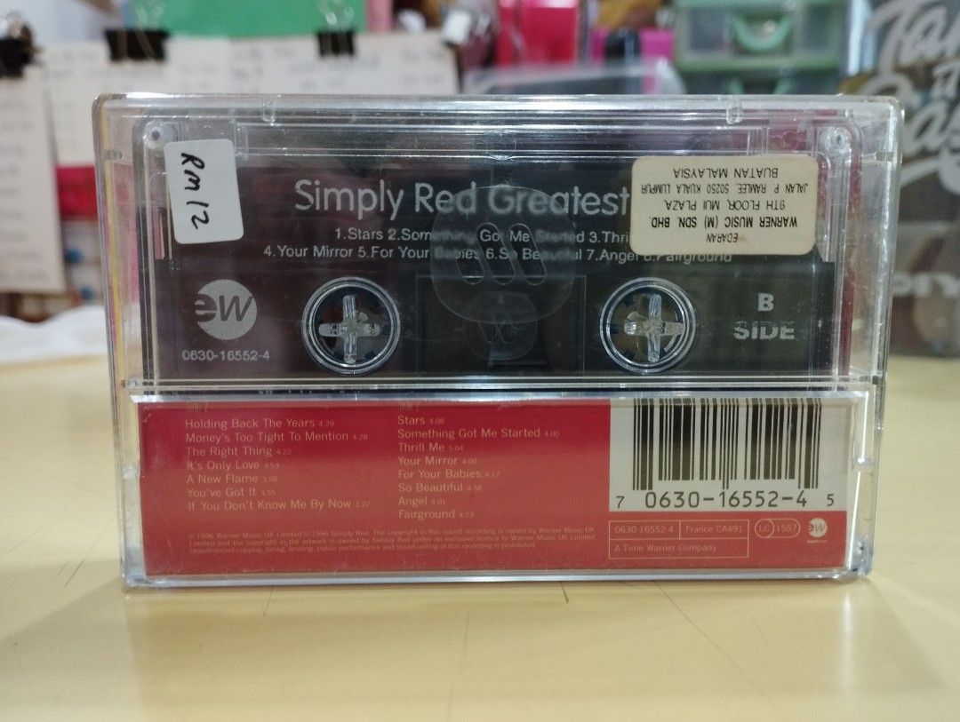 (Cassette) Simply Red Greatest Hits, Hobbies & Toys, Music & Media, CDs ...