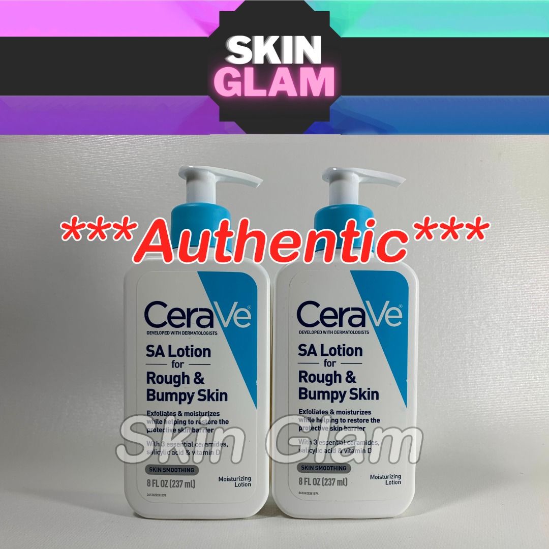 CeraVe SA Lotion for Rough & Bumpy Skin, Beauty & Personal Care, Face ...
