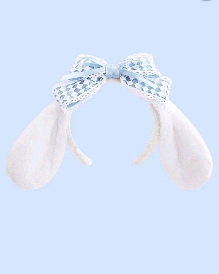 Cinnamoroll head band blue ribbon ( FREE SF) on Carousell