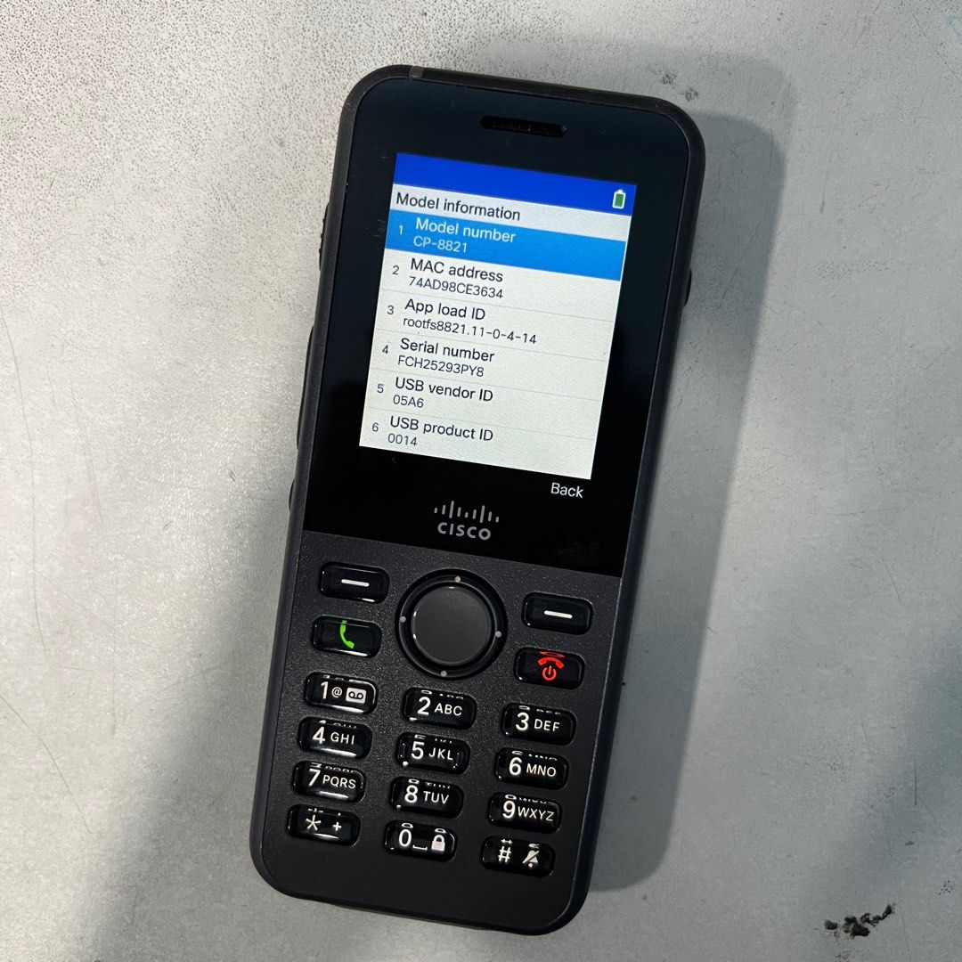 Cisco Unified Wireless IP Phone 8821, Computers & Tech, Parts ...