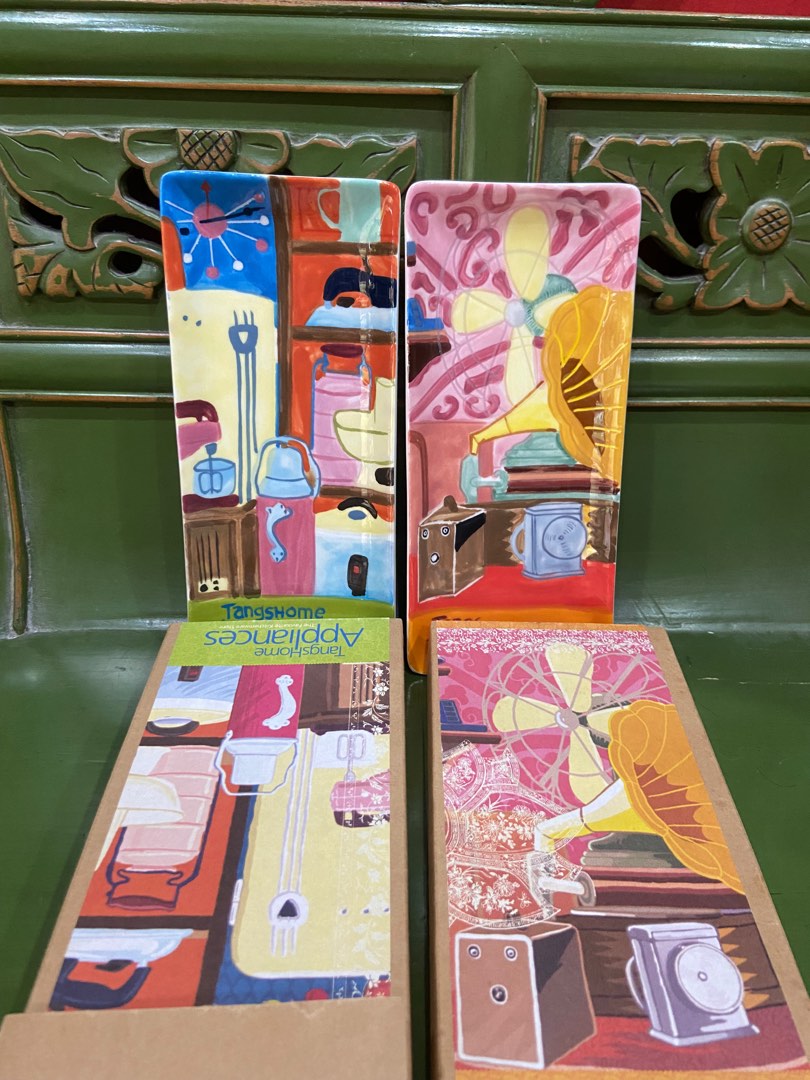 CK Tang Limited Edition hand-painted ceramic plates, Hobbies & Toys ...