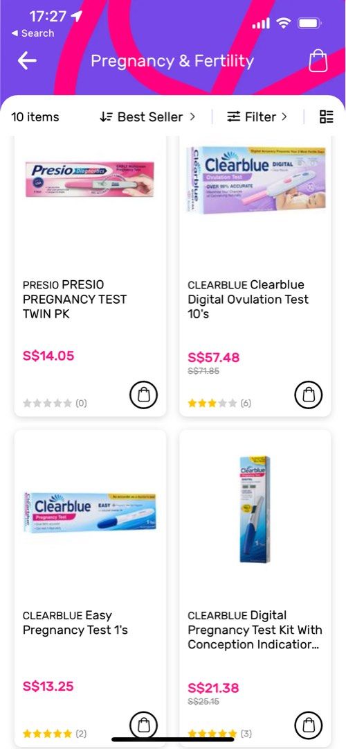 Clear blue gift set (25 ovulation tests) + 1 ovulation device + 1 easy ...