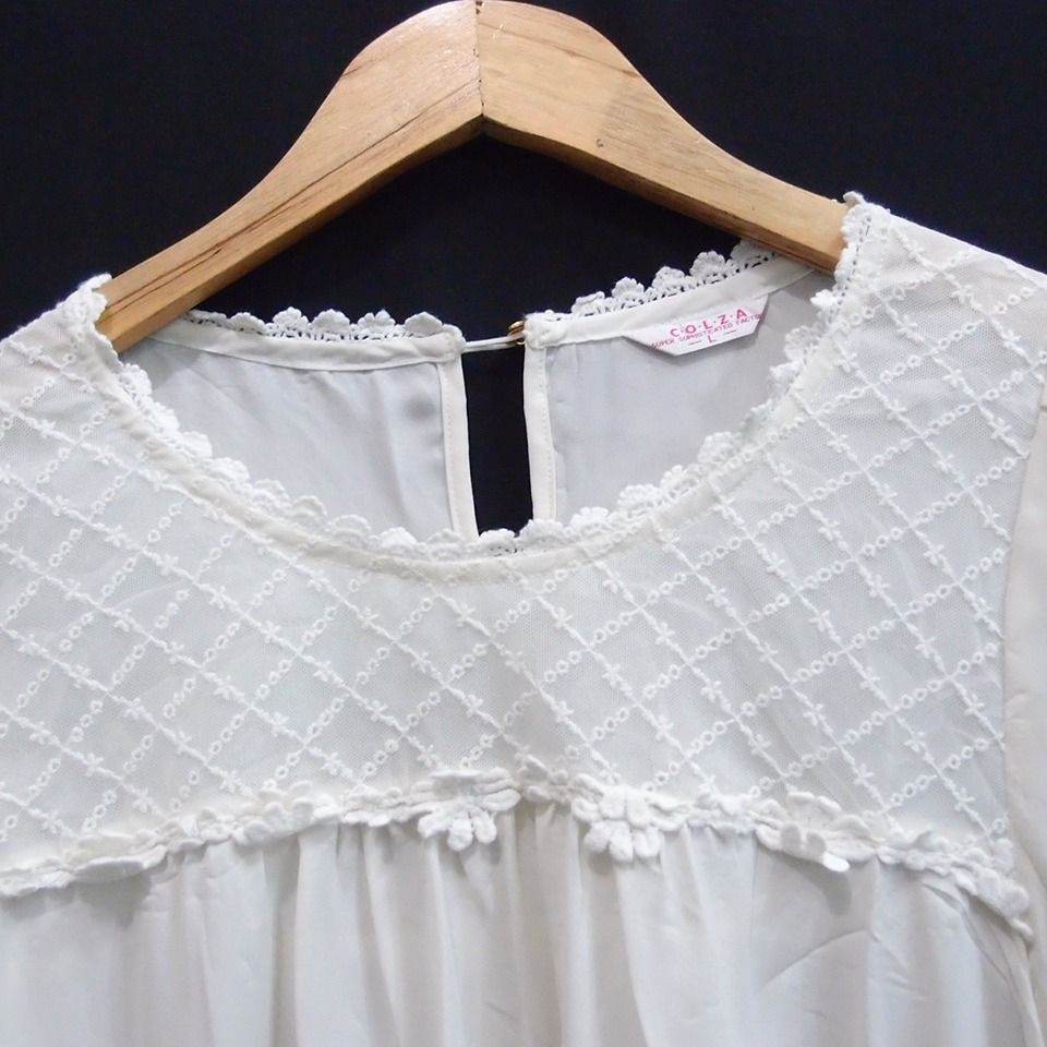 CO229 SIZE L COLZA PUTIH GADING BAJU PREMIUM BRANDED HIGH QUALITY ...