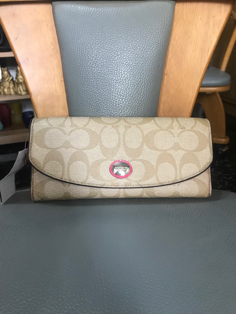 Coach long wallet, Luxury, Bags & Wallets on Carousell