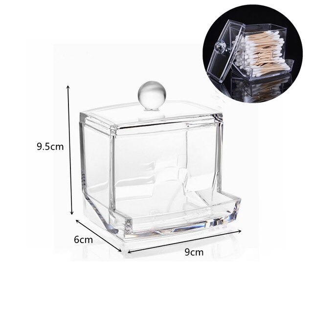 Cotton Storage Tools Cotton Balls Storage Box, Health & Nutrition ...