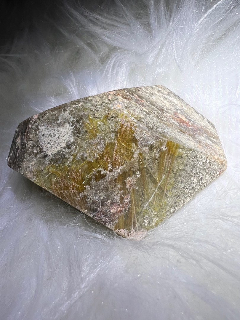 Crystal Thousand Layer Phantom with Rutile inclusion Free Form, Hobbies ...