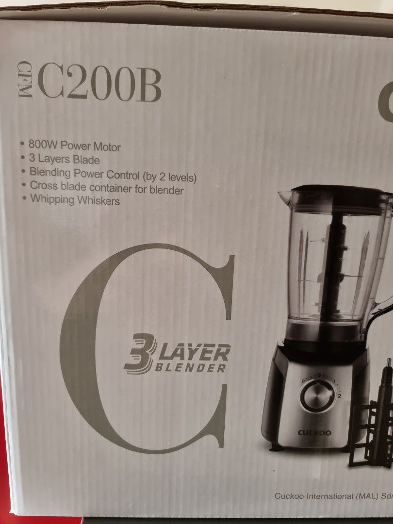 Cuckoo C200B 1.7l Blender, TV & Home Appliances, Kitchen Appliances ...