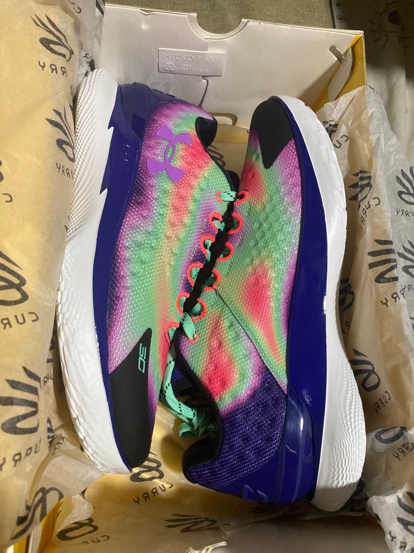 Curry 1 Low Flotro Northern Lights, Men's Fashion, Footwear, Sneakers on Carousell