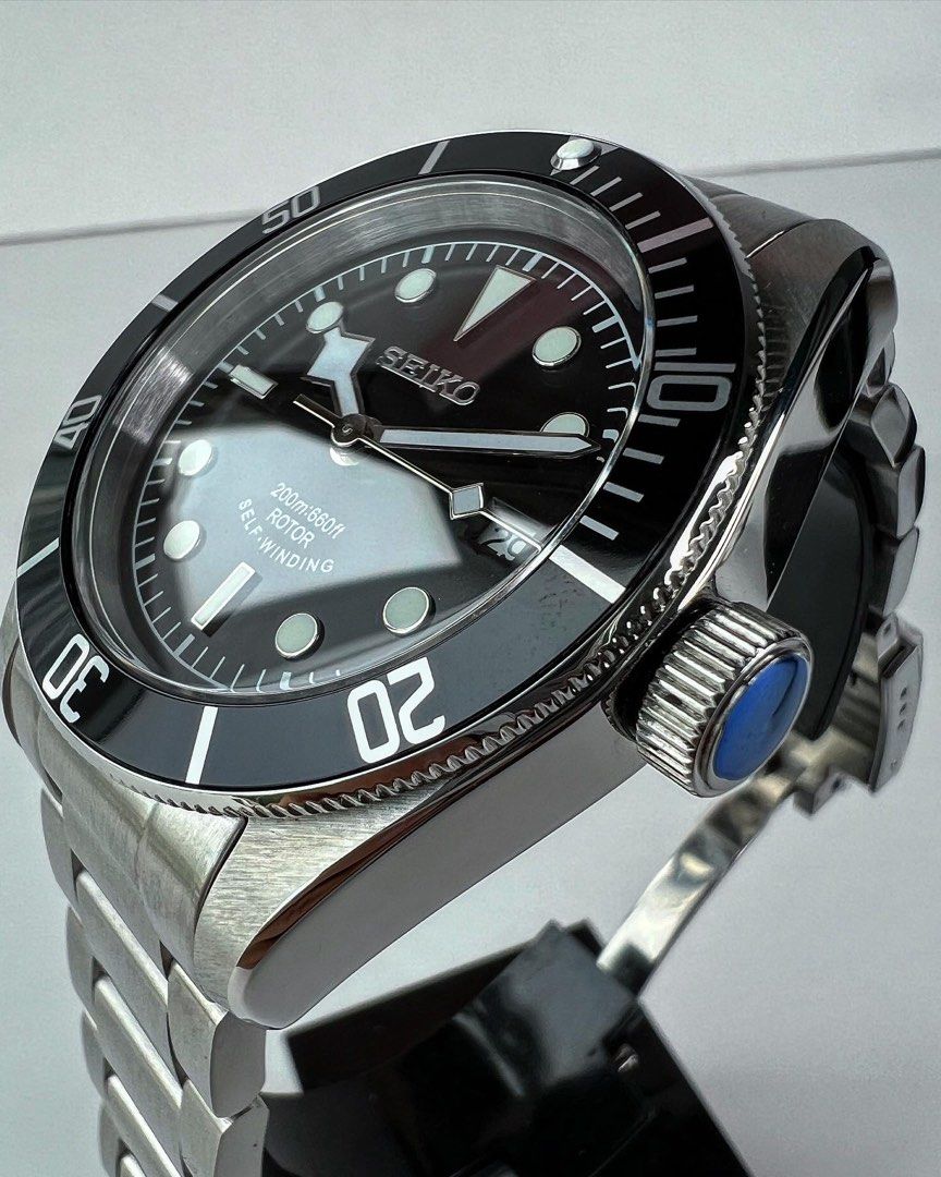 Custom Seiko Mod Black Bay Heritage in 41mm, Men's Fashion, Watches ...