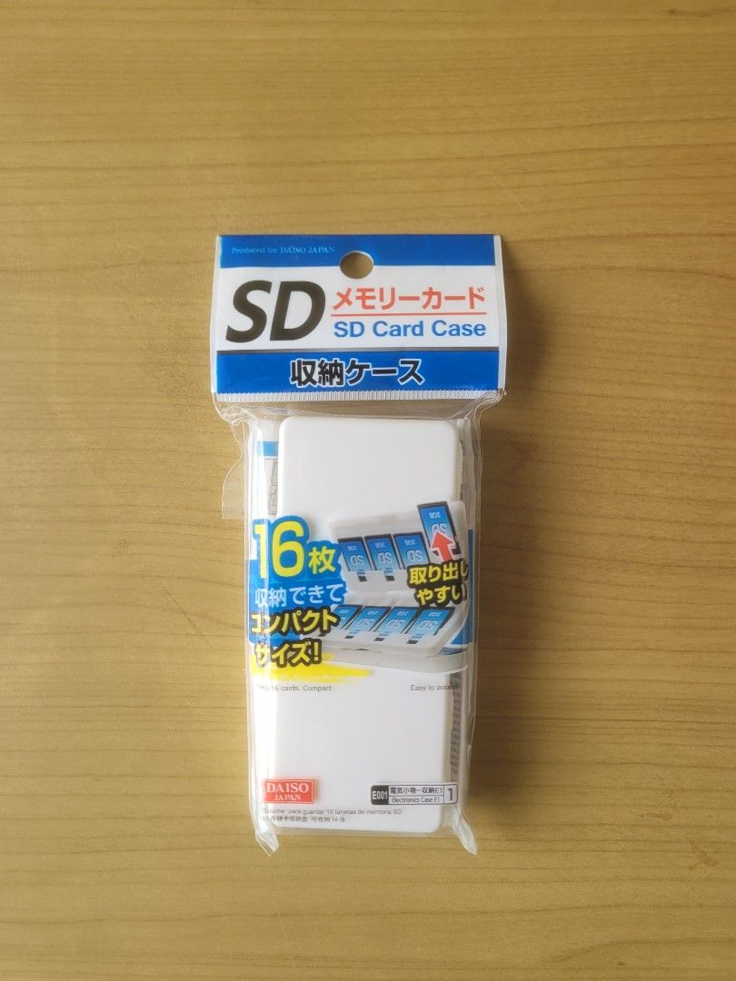 Daiso SD Card Case, Mobile Phones & Gadgets, Mobile & Gadget ...