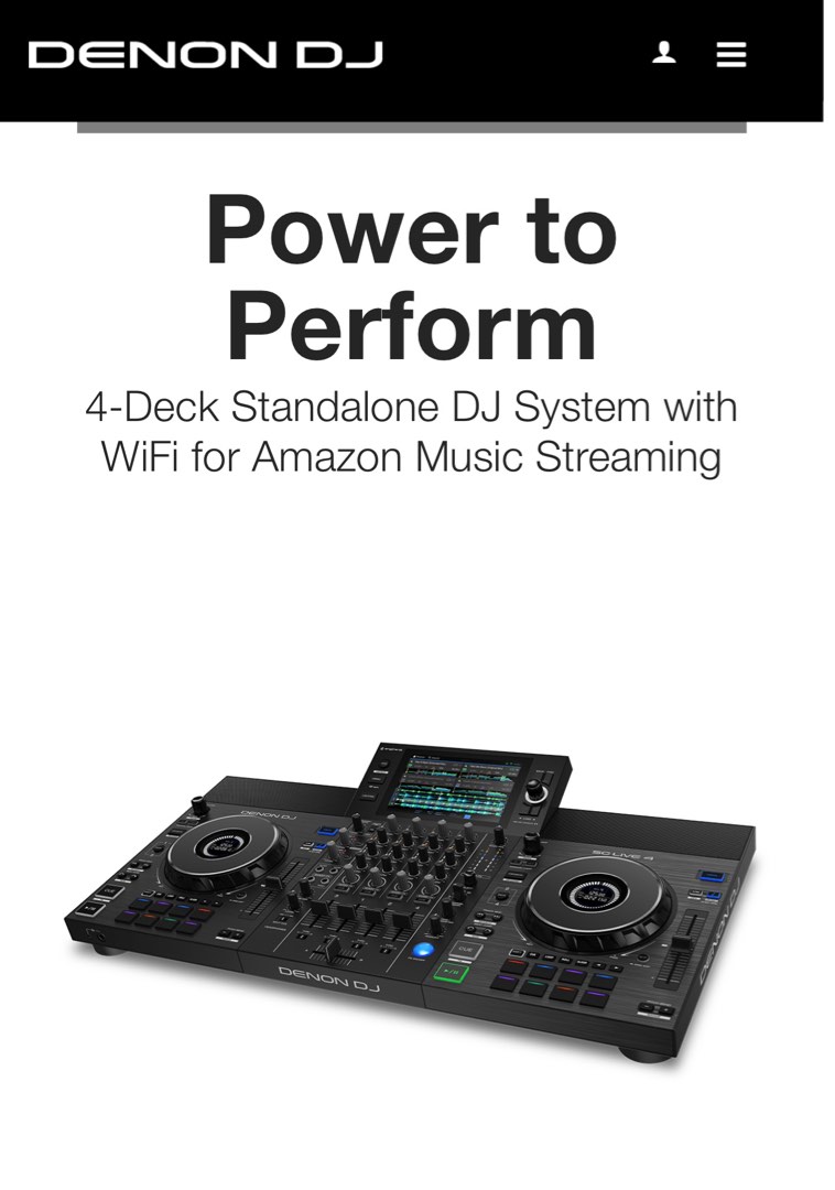 Denon sc live 4, Hobbies & Toys, Music & Media, Musical Instruments on ...