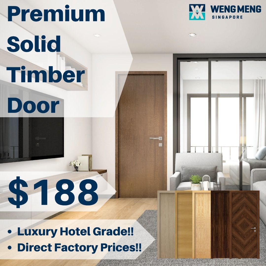 [DIRECT FACTORY PRICE] Solid Timber Door, Furniture & Home Living ...