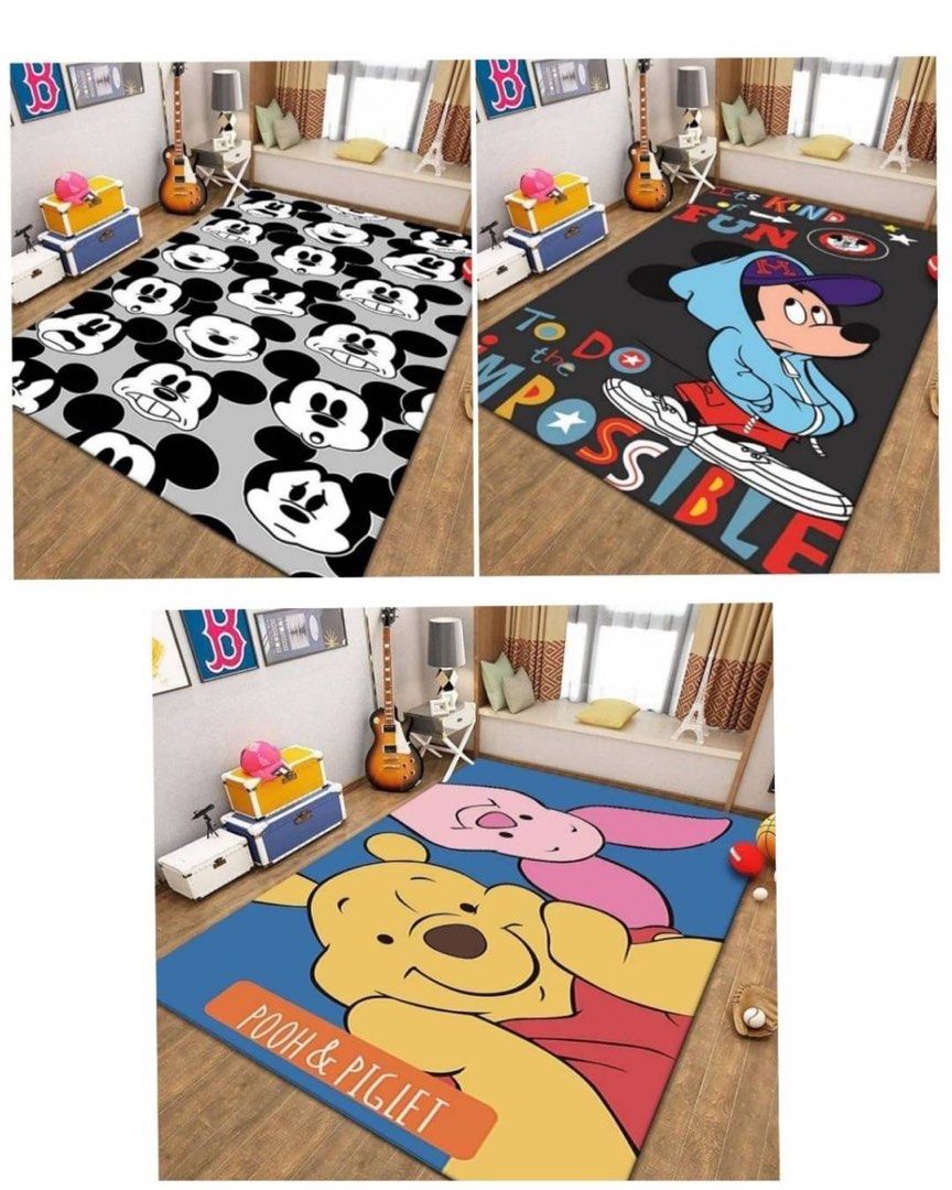 Disney carpet for decorating your house 100% actual photos of our ...