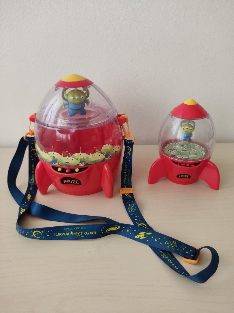 Disney Toy Story Alien Little Green Men Popcorn Bucket and Candy Case ...