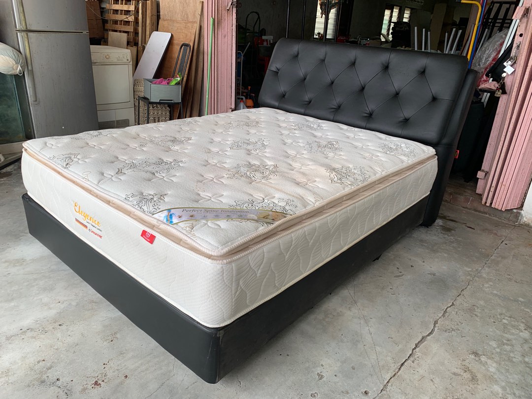 Divan size queen ( goodnite) sekali tilam tebal, Furniture & Home ...