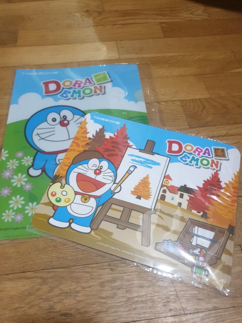 Doraemon File and Mouse Pad, Hobbies & Toys, Stationery & Craft, Other ...