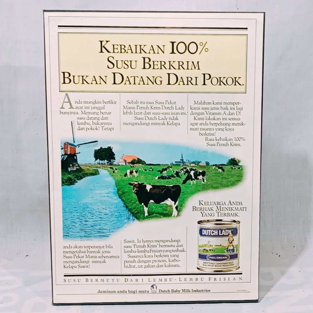 Dutch Lady Vintage Frame Picture, Hobbies & Toys, Collectibles ...