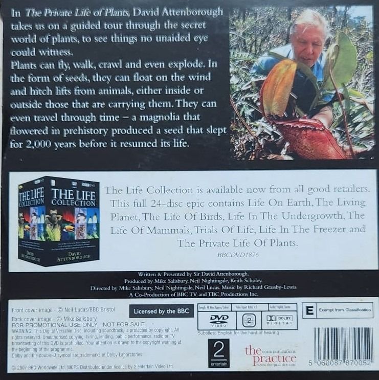 DVD : The David Attenborough Wildlife Collection : The Private Life of ...