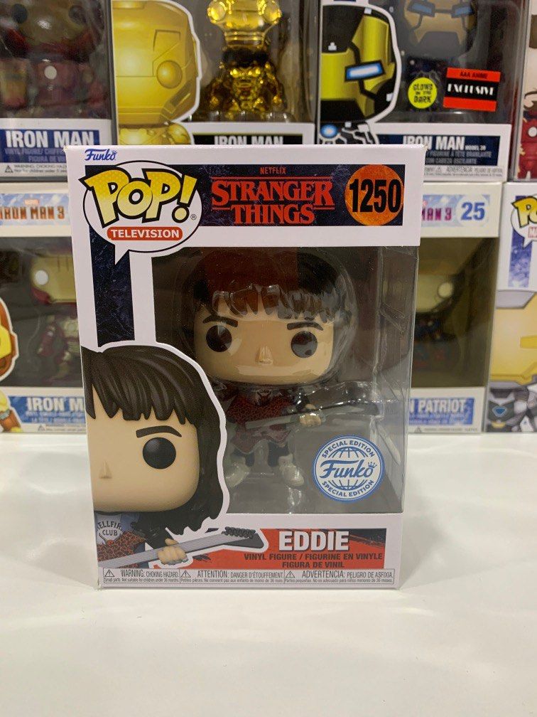 Eddie (Stranger Things) Funko Pop, Hobbies & Toys, Memorabilia ...
