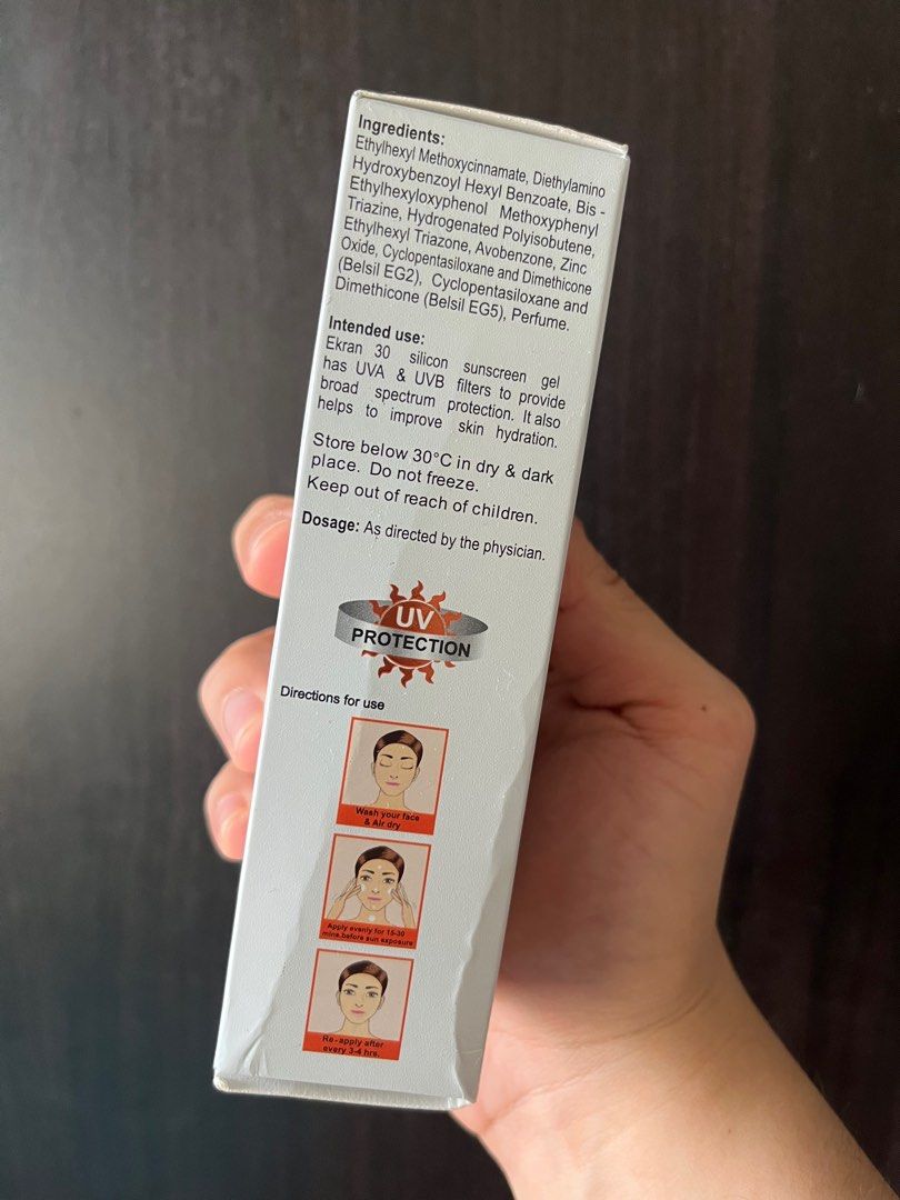 Ekran-30 Sunscreen Gel, Beauty & Personal Care, Face, Face Care on ...