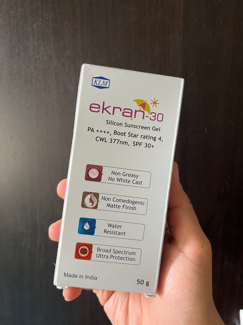 Ekran-30 Sunscreen Gel, Beauty & Personal Care, Face, Face Care on ...