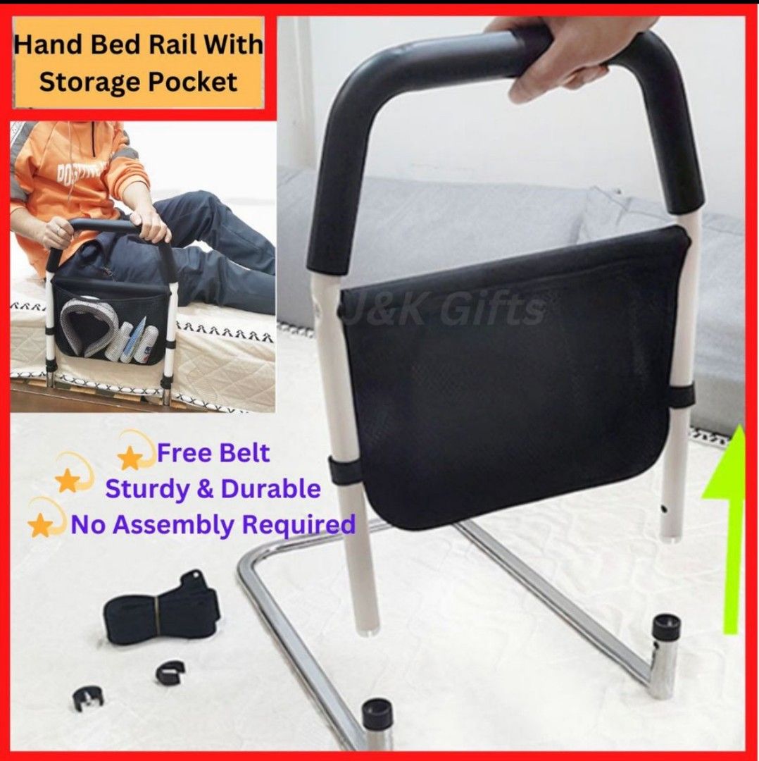 Foldable Fall Preventative Bed Rail / Guard for Elderly, Health ...