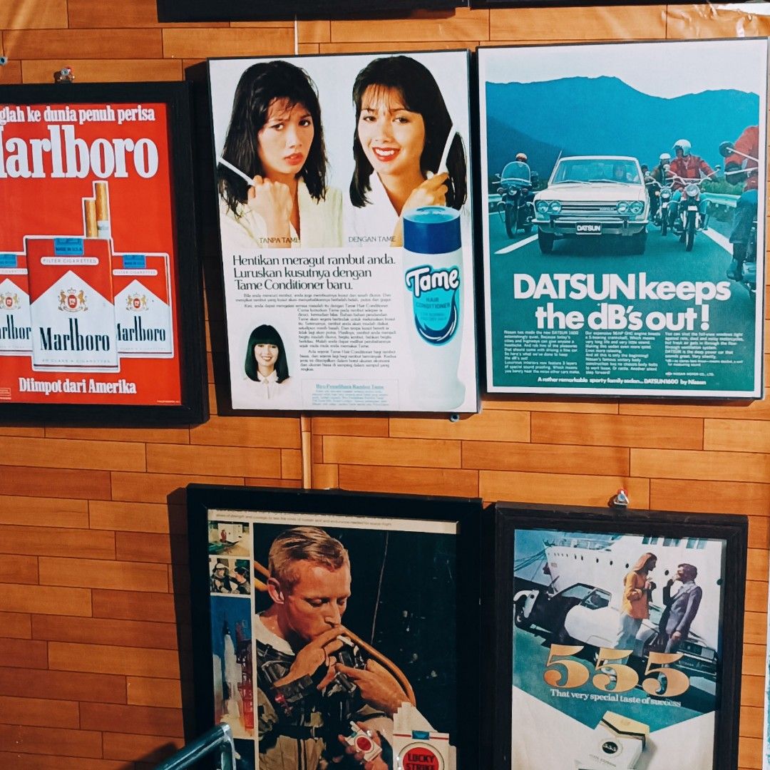 Frame Poster Iklan 80an, Hobbies & Toys, Collectibles & Memorabilia ...