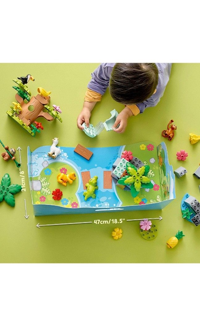 (FREE Delivery) LEGO DUPLO Town 10973 Wild Animals of South America (71 ...