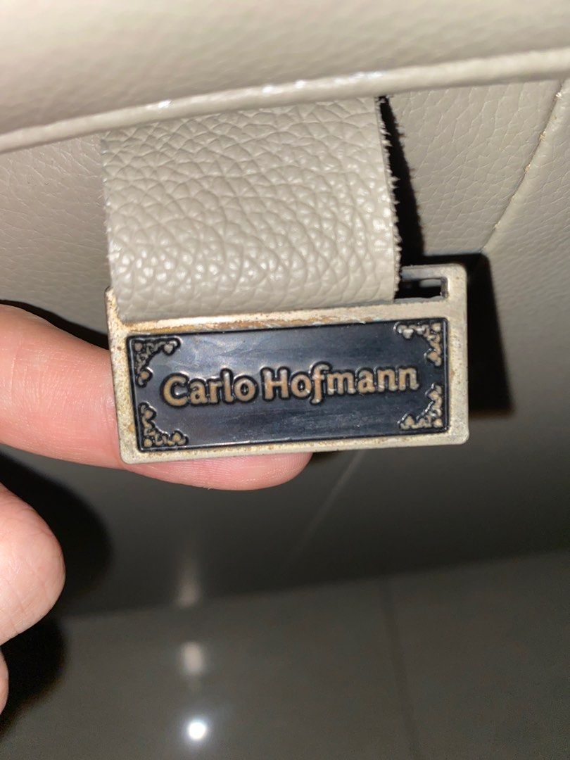 Full leather Carlo Hofmann recliner sofa, Furniture & Home Living ...