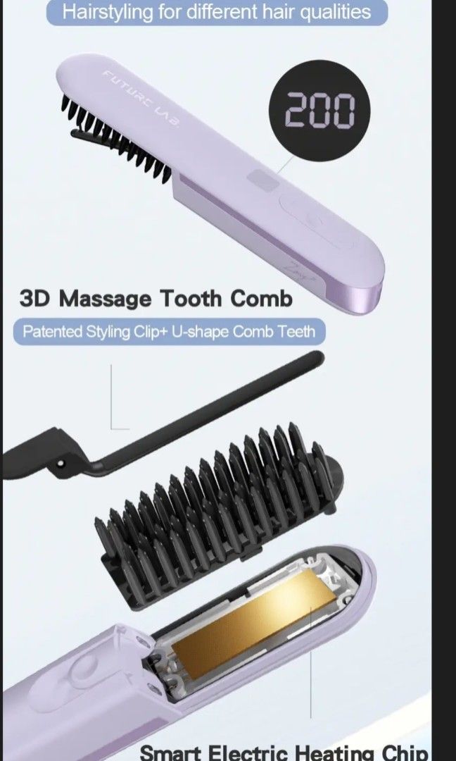 Future Lab Nion 2 Comb, Beauty & Personal Care, Hair on Carousell