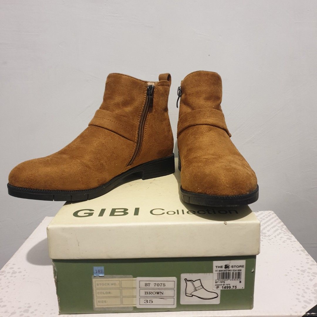 Gibi Brown Boots, Women's Fashion, Footwear, Boots on Carousell