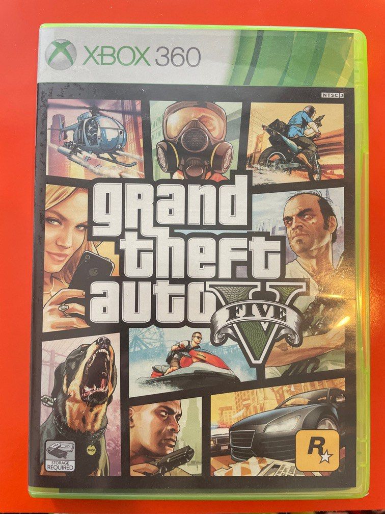 GTA V - Grand Theft Auto 5 (XBOX 360), Video Gaming, Video Games, Xbox ...