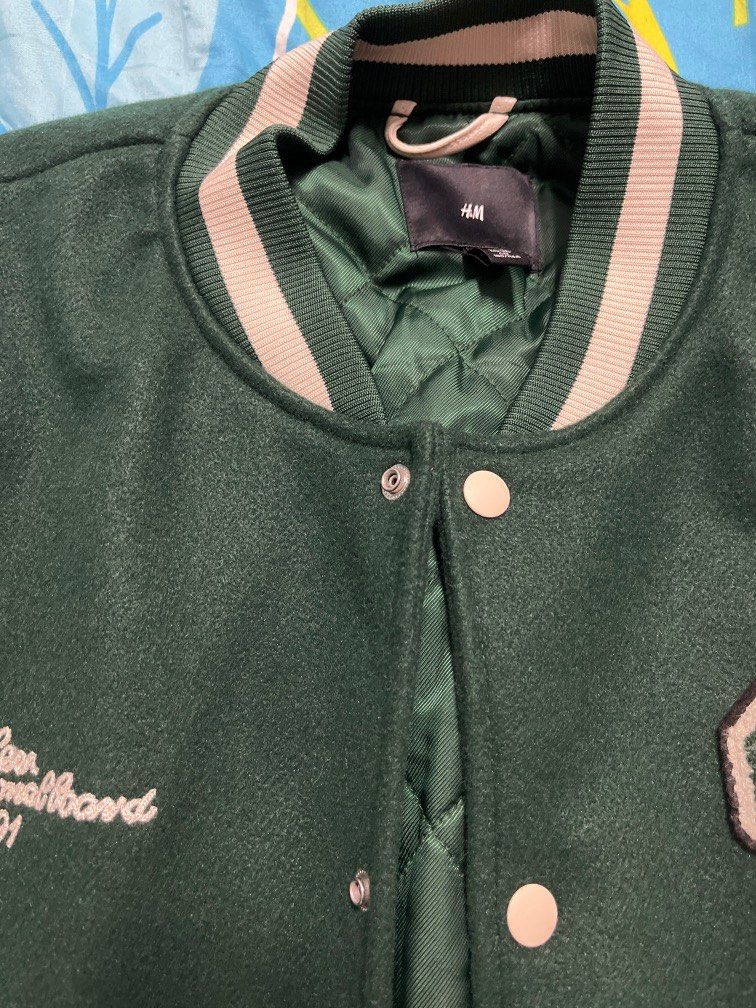 H and M Thick Varsity Jacket, Men's Fashion, Coats, Jackets and ...