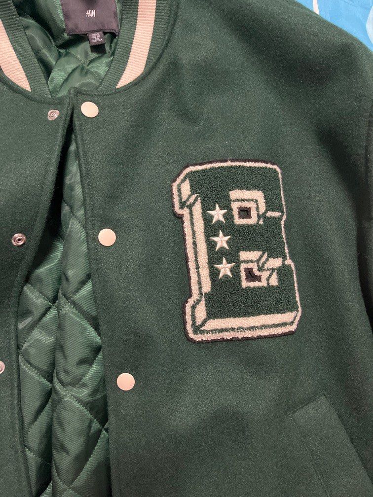 H and M Thick Varsity Jacket, Men's Fashion, Coats, Jackets and ...