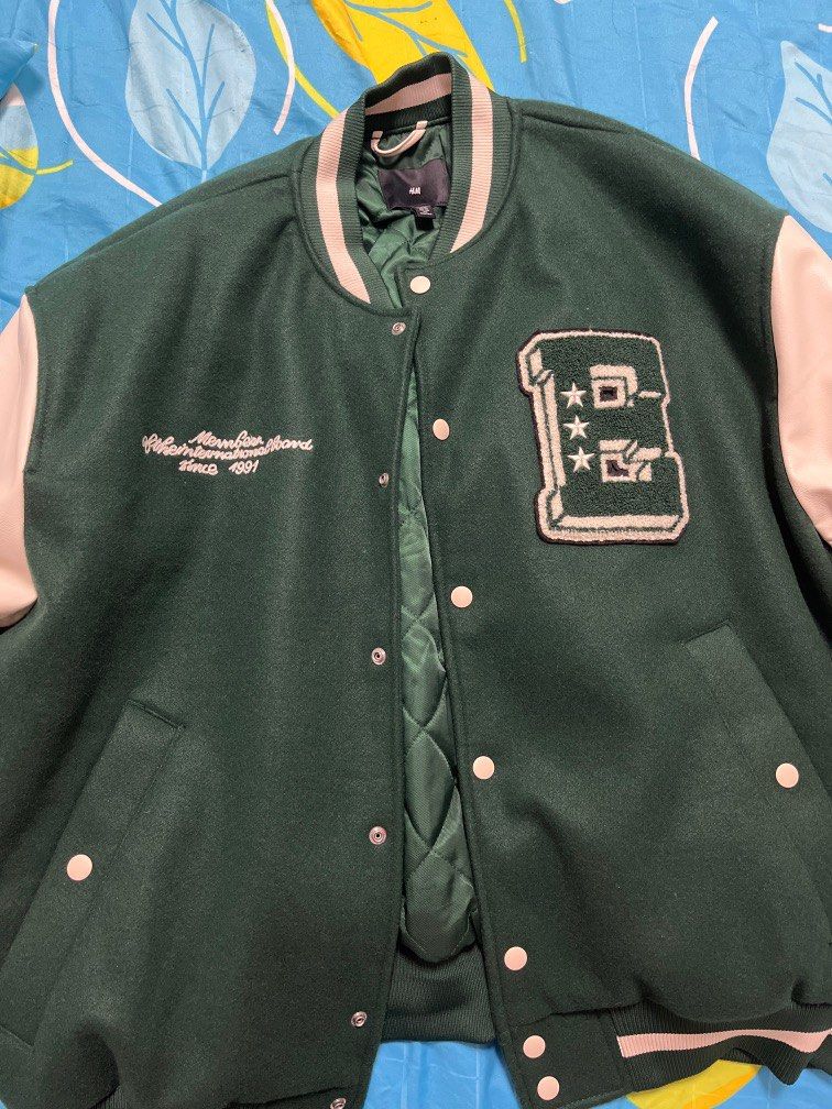 H and M Thick Varsity Jacket, Men's Fashion, Coats, Jackets and ...