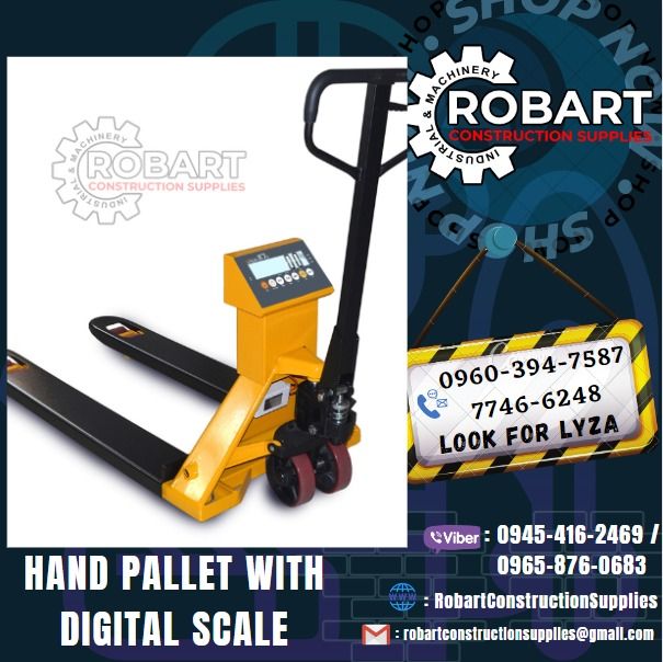 Hand Pallet With Digital Scale, Commercial & Industrial, Construction ...