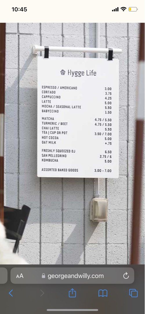 Hanging Menu Board Magnetic Letters Interchangeable, Furniture & Home ...