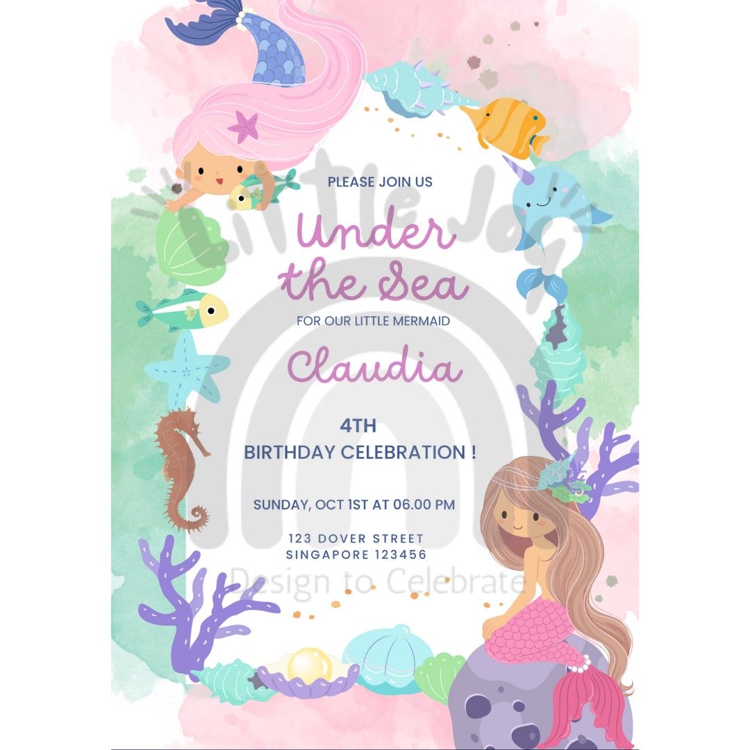 Hardcopy Birthday Invitation on Carousell