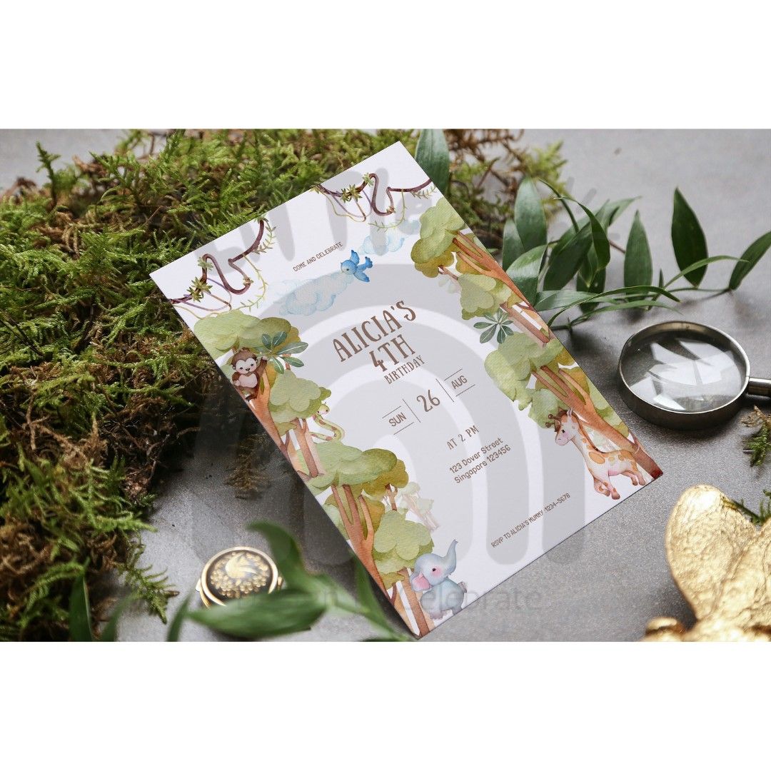 Hardcopy Birthday Invitation on Carousell