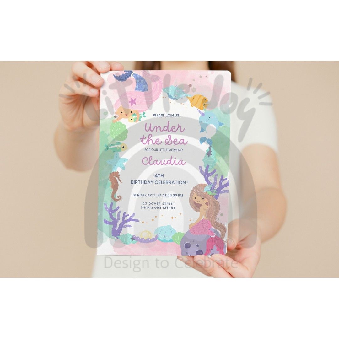 Hardcopy Birthday Invitation on Carousell