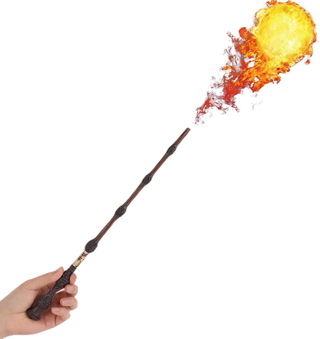 harry potter lumitero fireball fire incendio wand that shoots fire ...
