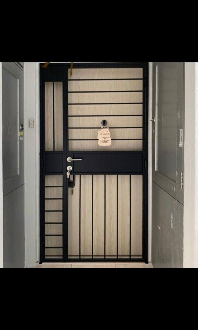 Hdb / Condo metal gates., Furniture & Home Living, Security & Locks ...